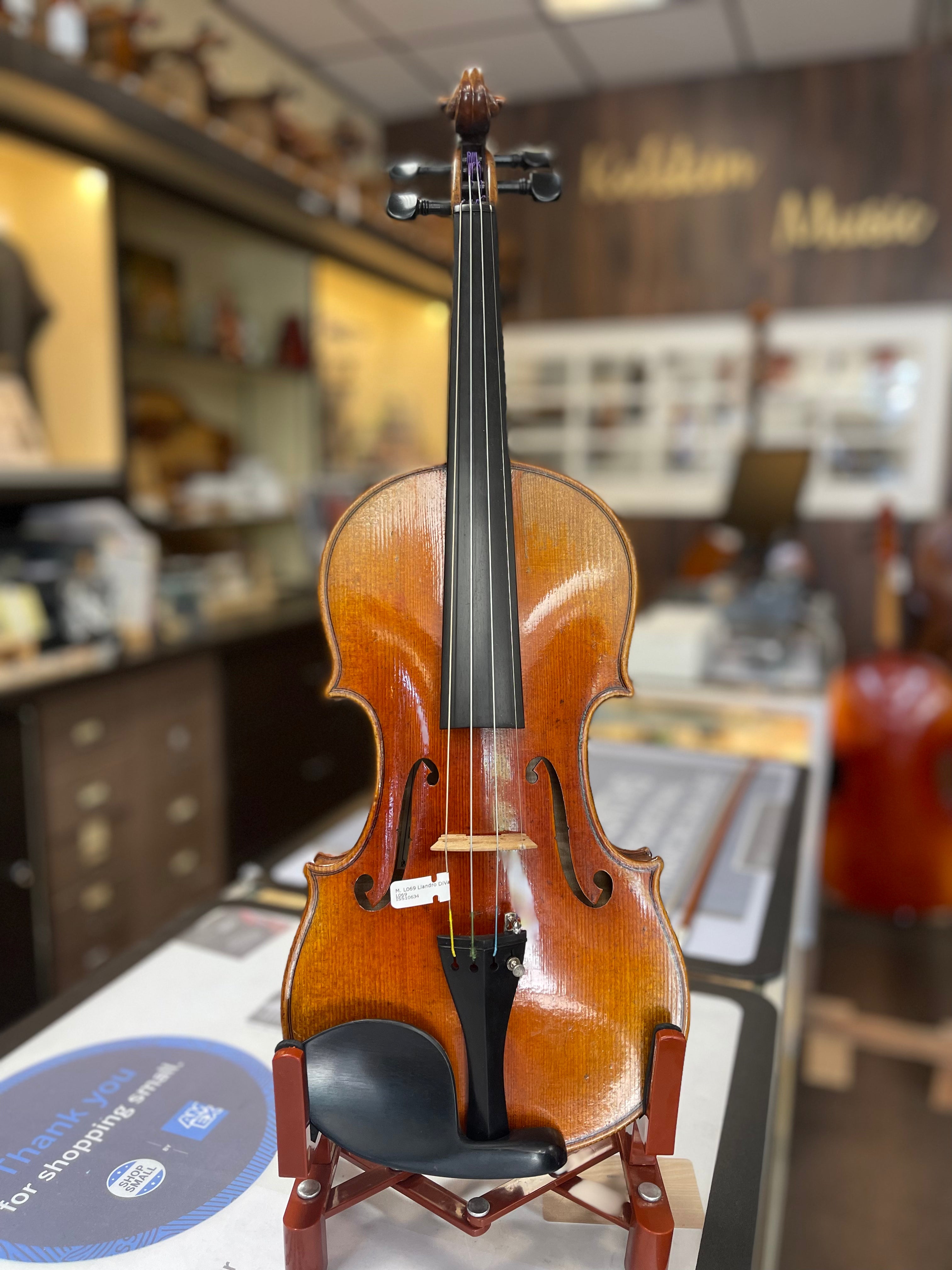 Liandro DiVacenza Master Art Model Violin – Kolstein Music
